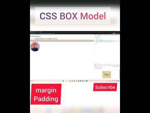 Css box model margin padding and border