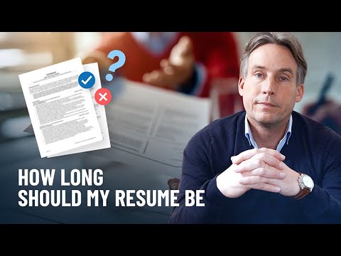 How long should my resume be?