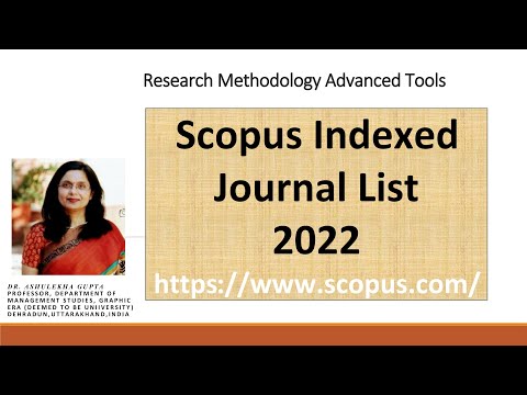 Scopus Indexed Journals List 2022(scopus)(2022)(SCOPUS)(Journals)(Scopus Journals)