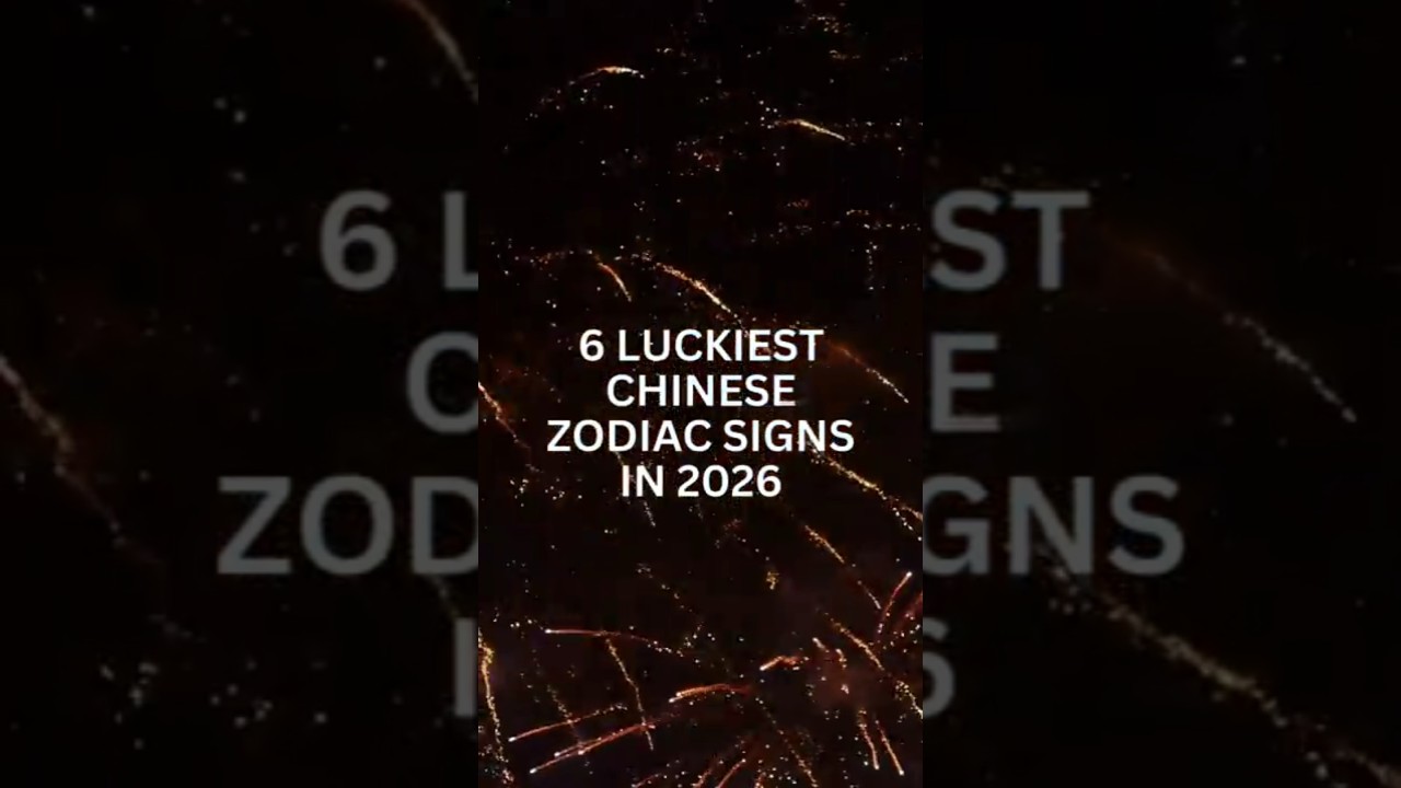 6 Luckiest Chinese Zodiac Signs in Year 2026 #fyp #lucky #zodiac #2026 #ziggynatural