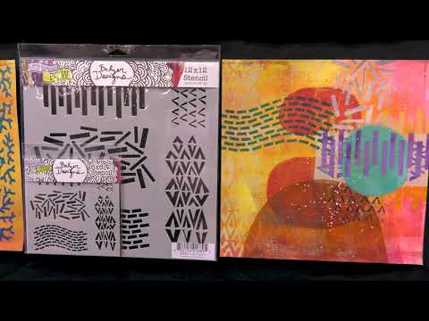 The Crafter's Workshop | Brand New Stencils Designed By Julie Fei-Fan Balzer