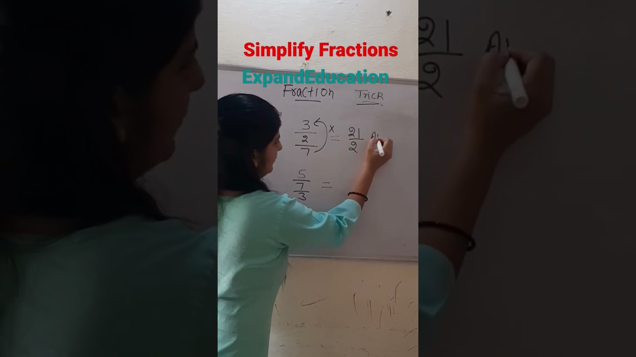 #fractions Simplify Fractions Quickest Method #simplification #shorts #virelvideo