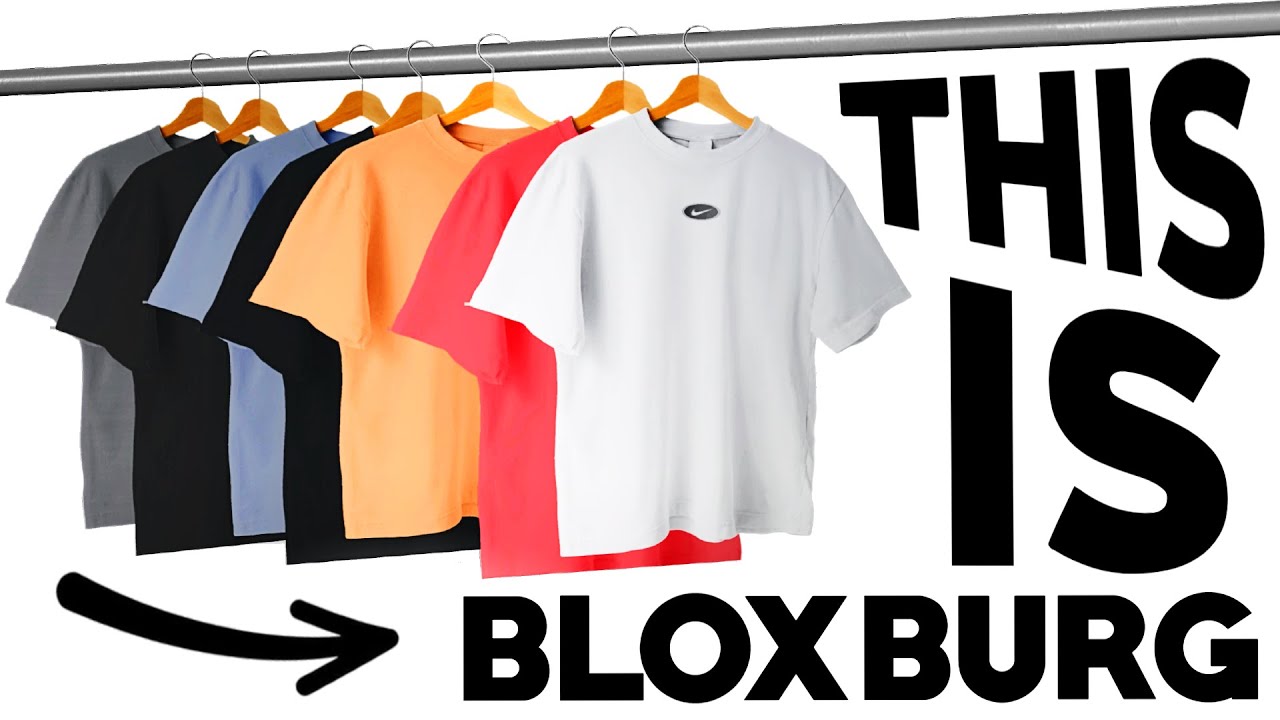 How to make REALISTIC CLOTHES in Bloxburg!
