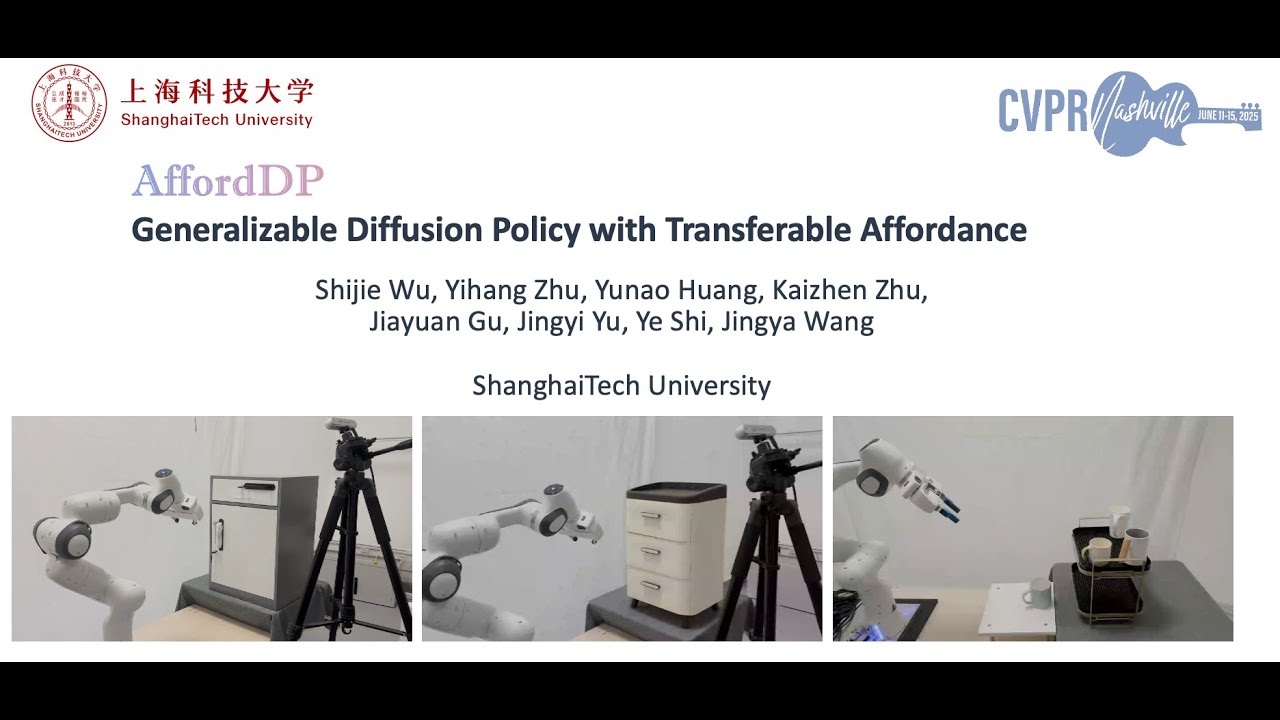 [CVPR 2025] AffordDP: Generalizable Diffusion Policy with Transferable Affordance