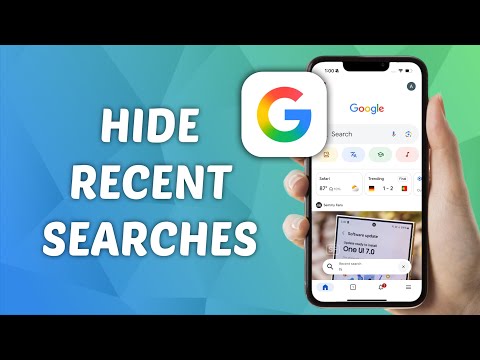 How to Hide Recent Searches in Google App