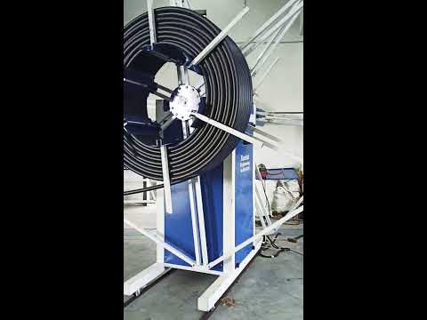 HDPE Pipe Coiler Machine - 3 HP Semi-Automatic HDPE Pipe Coiler Machine ...