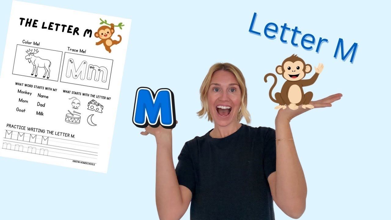Letter M- FREE WORKSHEET
