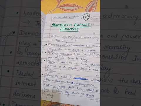 Arguments against democracy/Class 9/Chapter 1/Civics
