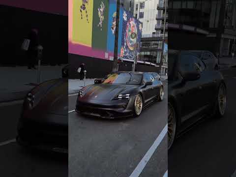 Check out this MEAN Techart Porsche Taycan fitted with Full Satin Paint Protection Film & RDB Wheels
