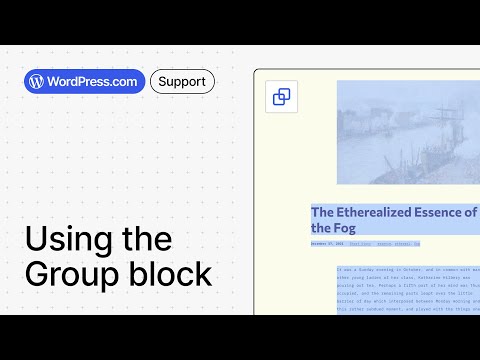 Group block – WordPress.com Support