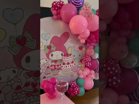MELODY BIRTHDAY PARTY | Inspiração de Festa Melody #festainfantil #shorts