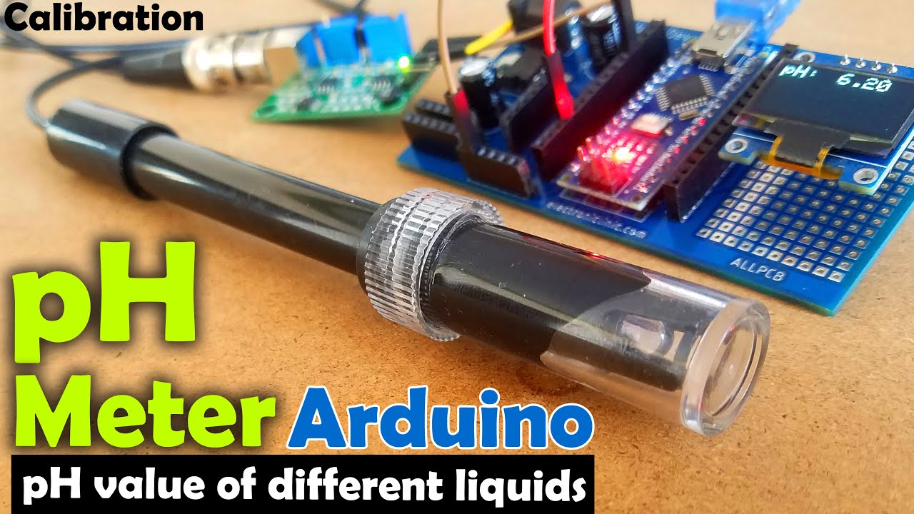 pH meter Arduino, pH Meter Calibration, DIYMORE pH Sensor, pH Sensor Arduino Code, pH of liquids