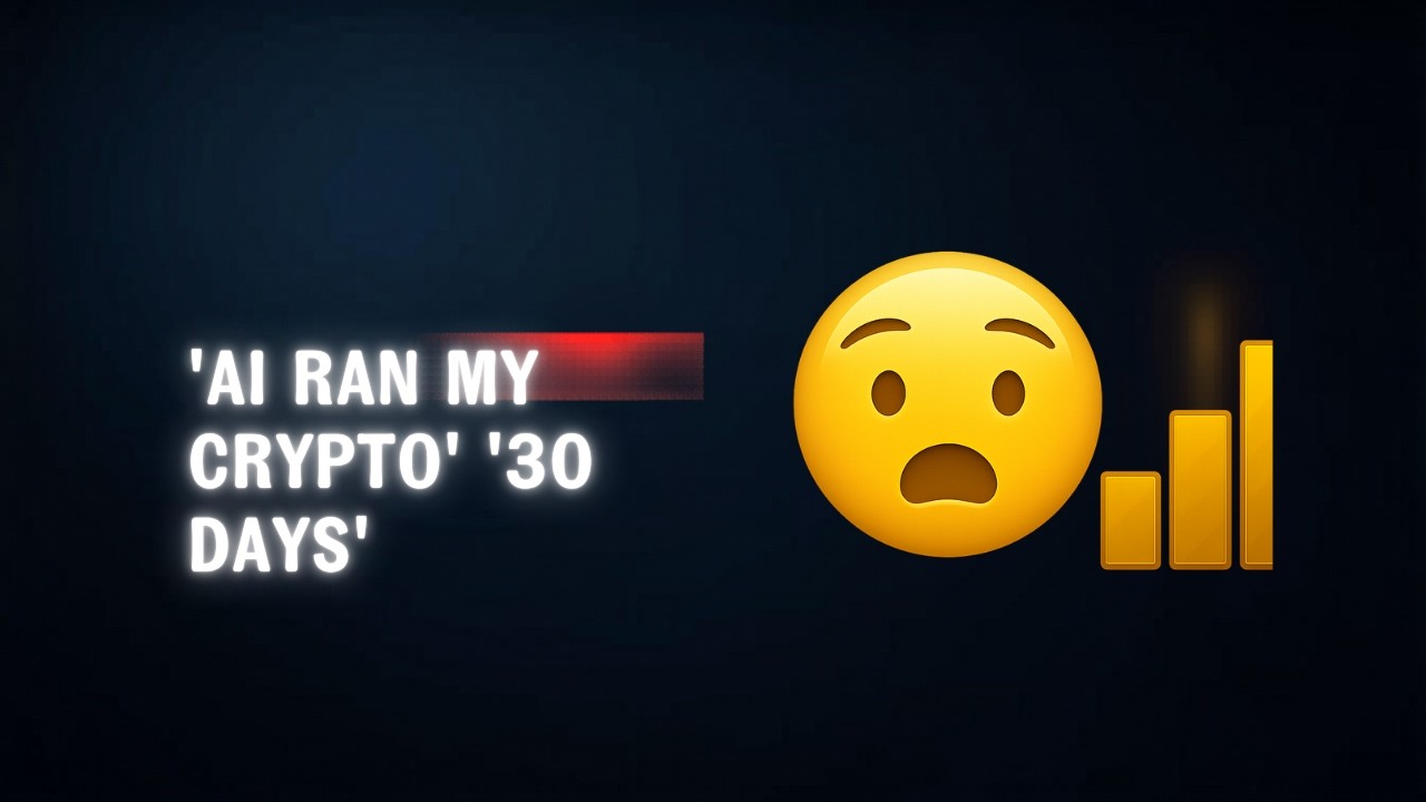 I Let AI Manage My Crypto for 30 Days — Here's Exactly What Happened