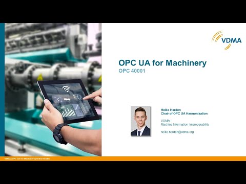 OPC UA for Machinery │ VDMA Shopfloor Data Sessions │ Session 2