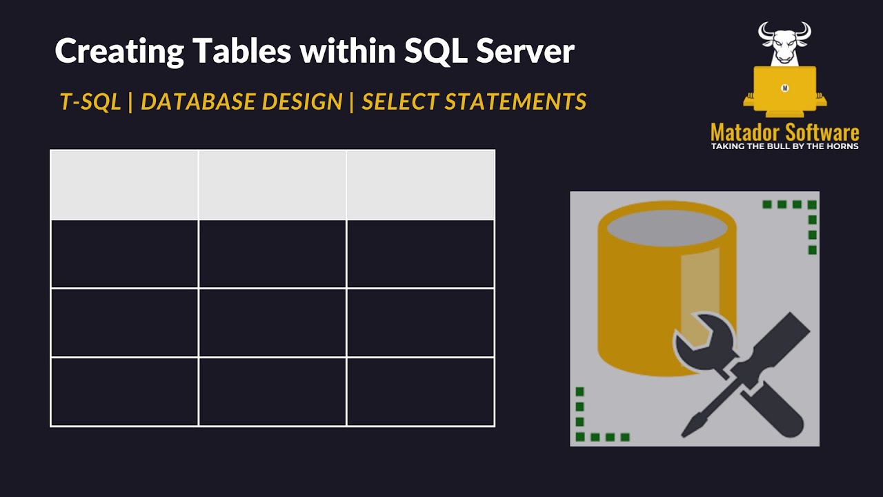 Creating SQL Tables | SELECT Statements | SQL for Data Analysis Episode 3