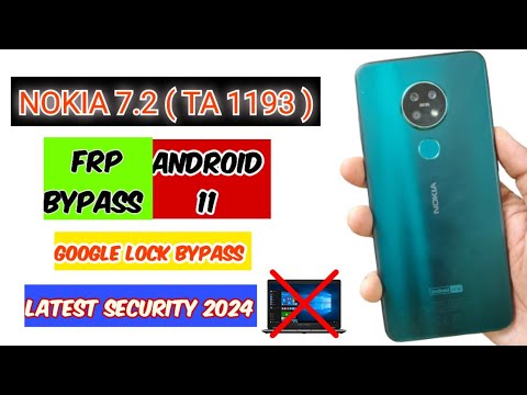 Nokia 7.2 ( TA 1193 ) Android 11 FRP Bypass without PC | Nokia Android 11 GOOGLE Lock Bypass #nokia