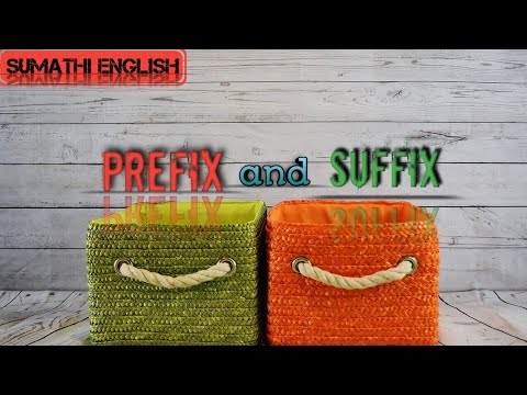 ENGLISH GRAMMAR-PREFIX AND SUFFIX(AFFIXES)IN TAMIL