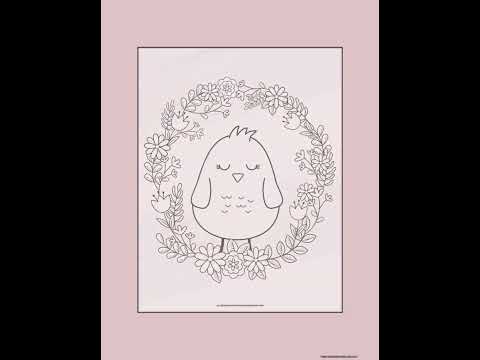 Easter Coloring Pages for Kids Free Printable #shorts #easteractivities