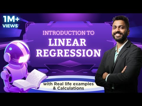 Lec-4: Linear Regression📈 with Real life examples & Calculations | Easiest Explanation