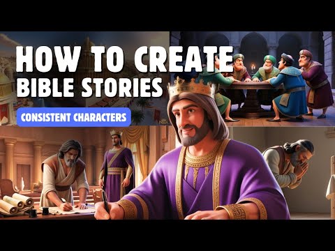 Create MONETIZABLE Animated Bible Stories with Free AI | Consistent Characters