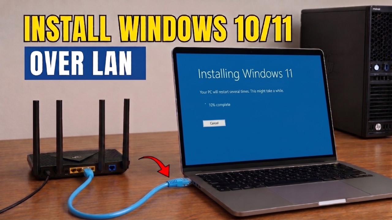 How to Install Windows 10/11 Over LAN or Network