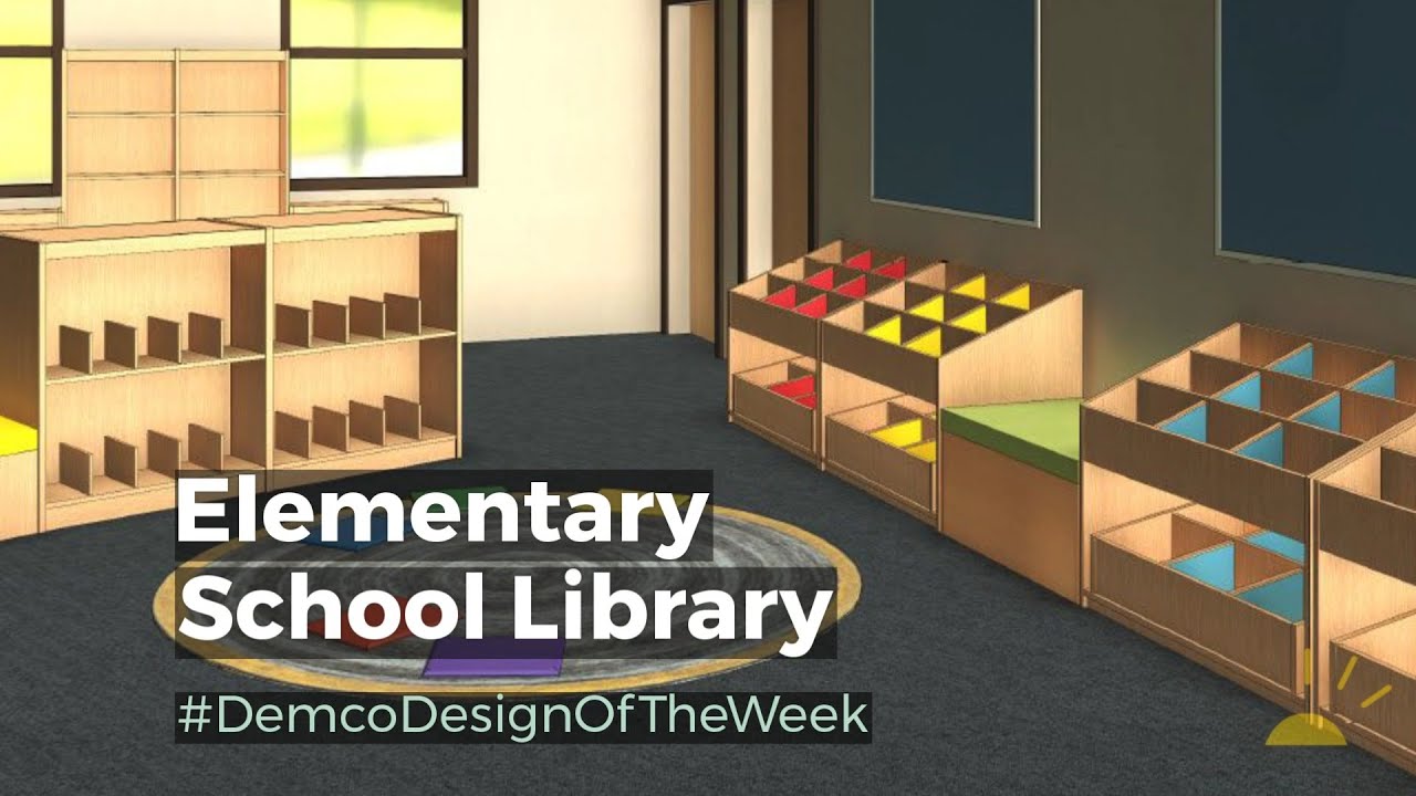 Elem School Library | #DemcoDesignOfTheWeek