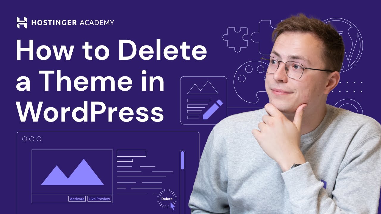 How to delete a theme in WordPress (safely and correctly)
