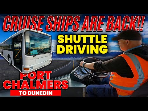 【Cruise Ship Shuttle Bus】Volvo B10M Port Chalmers to Dunedin