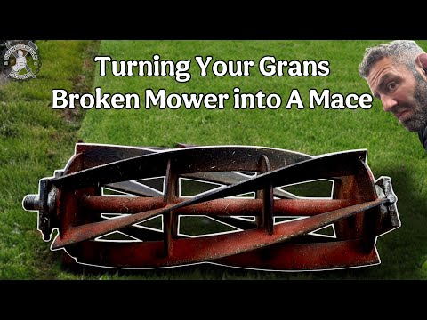 Turning A Broken Mower Into A Mace - Upcycle
