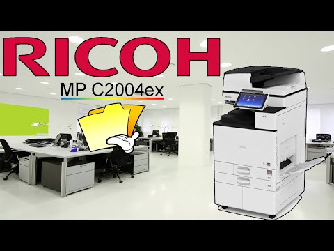 Remote Scanner configuration for Scan to network folder - Ricoh MP C2004ex