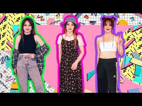 Thrifted 90s fashion look book! Recreating outfits through the decade