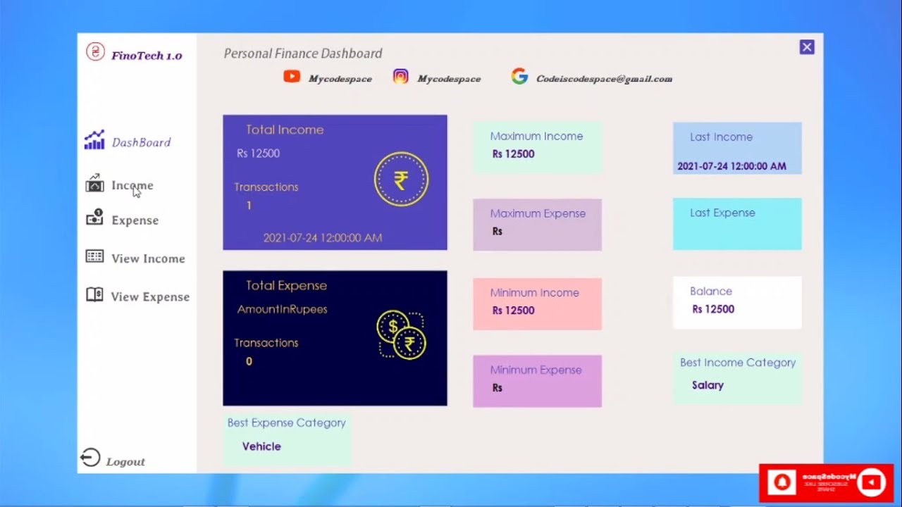 Building an Income Expense Management System with C#.Net and SQL Server ...