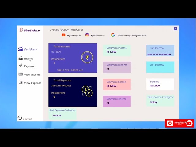 Building an Income Expense Management System with C#.Net and SQL Server | Galaxy.ai | Galaxy.ai
