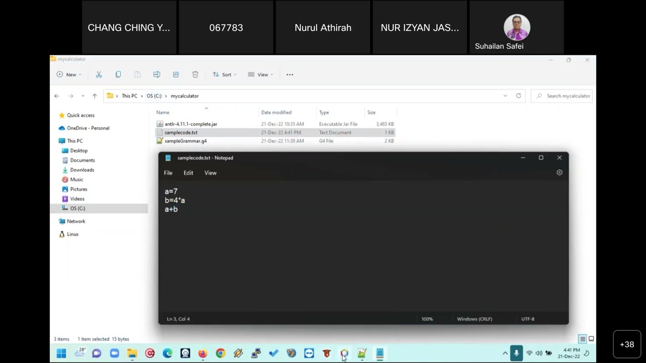 ANTLR Compiler Part2