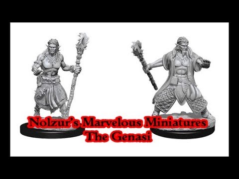 Unboxing Nolzurs Marvelous Miniatures Githzerai and Genasi