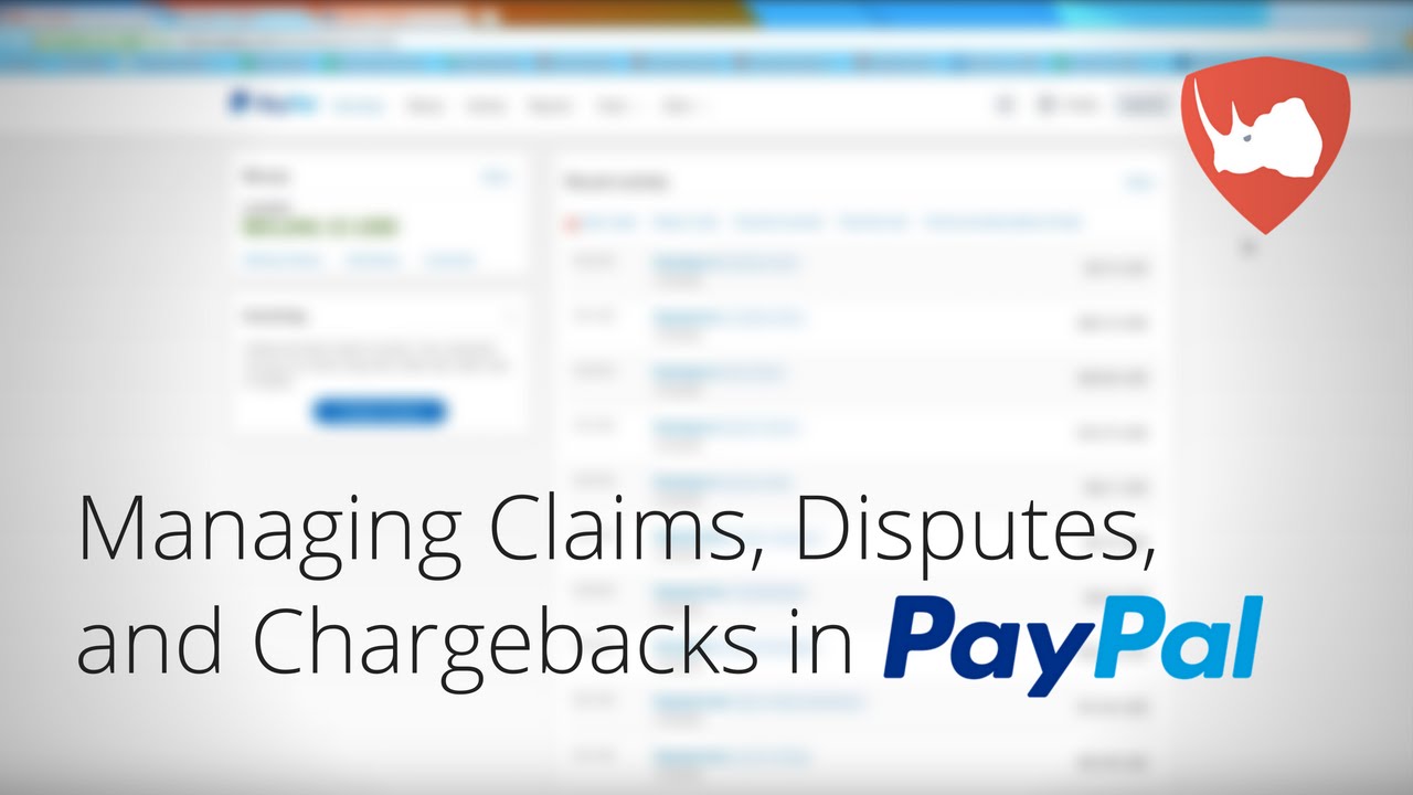 PayPal Resolution Center: How To Manage Disputes, Claims, and Chargebacks