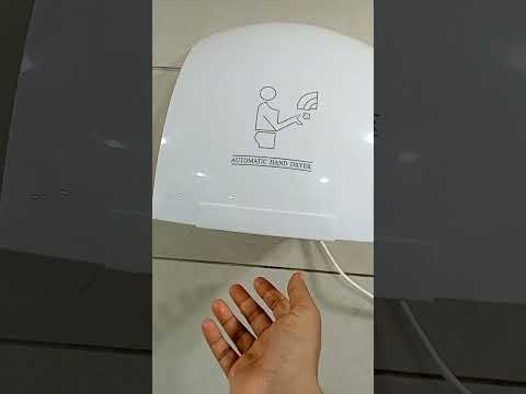 Automatic Hand dryer machine!! Wash room in hotel