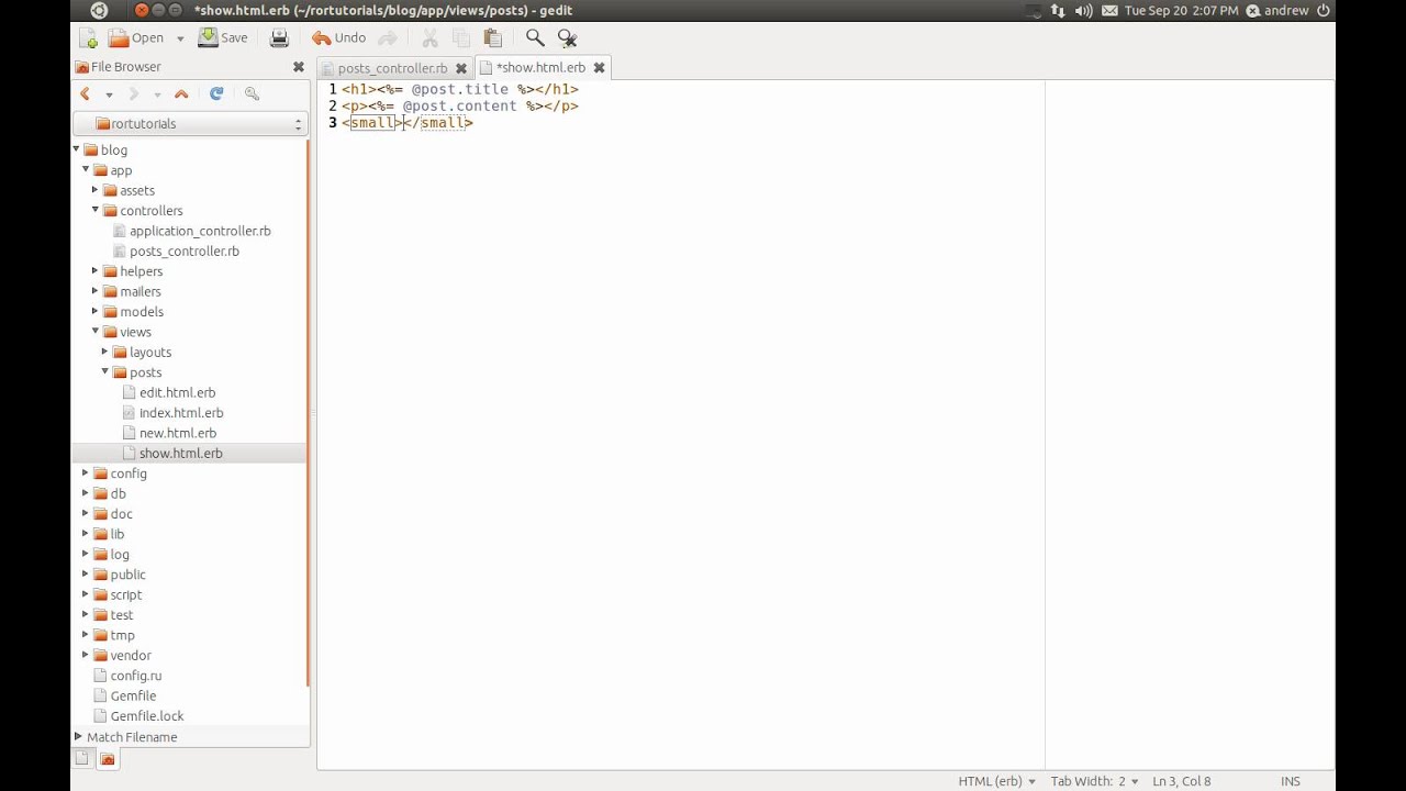 Ruby on Rails Tutorial Part 5 - CRUD - Read - Find Method