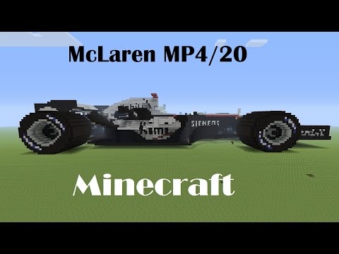 Formula 1 car: McLaren MP4/20 Minecraft Map