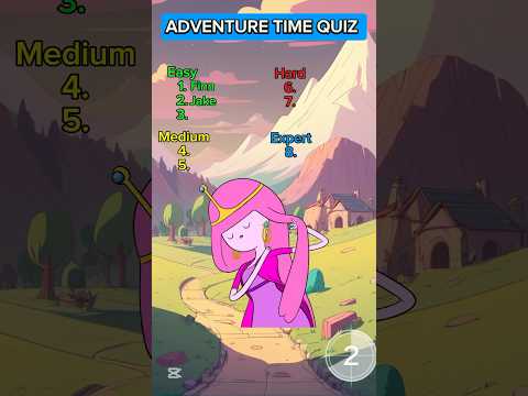Guess the Adventure Time Characters in 3 SECONDS #quiz #trivia