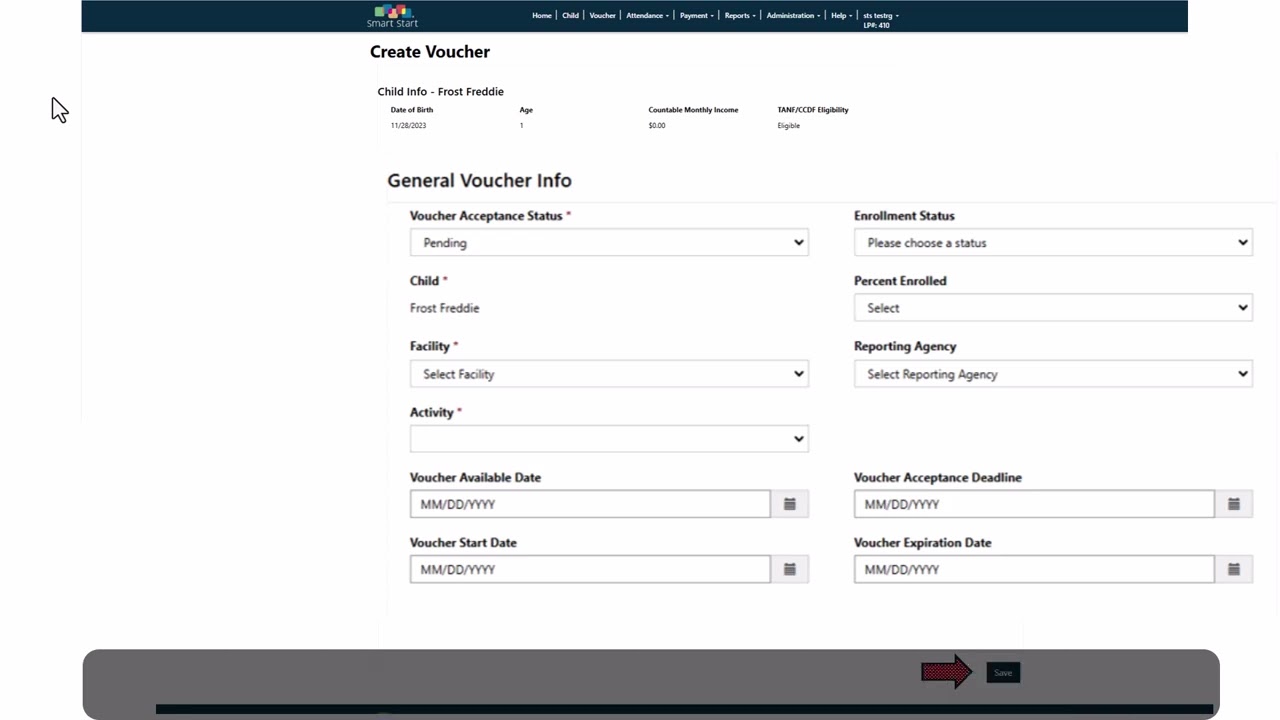 How to add a Voucher