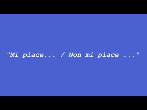 31. "Mi piace" e "Non mi piace"