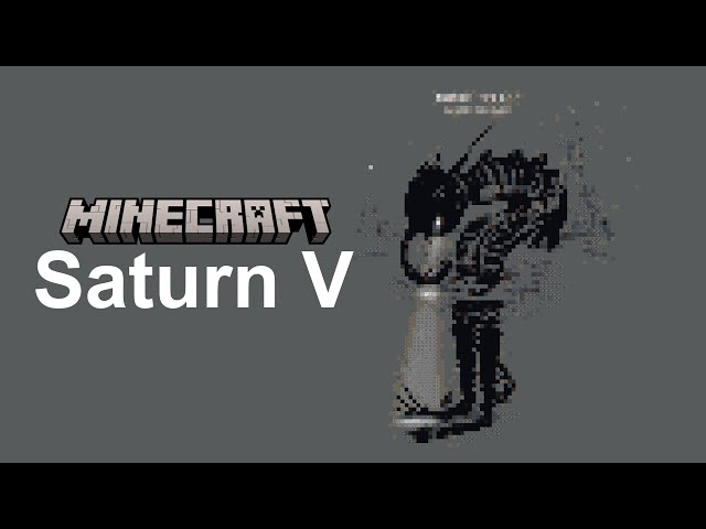 Saturn V Minecraft Map