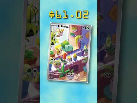 Top 5 Expensive Bulbasaur Cards #pokemontcg #bulbasaur