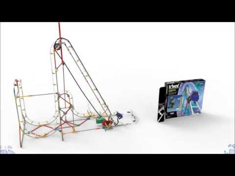 K'NEX Blizzard Blast Roller Coaster Building Set
