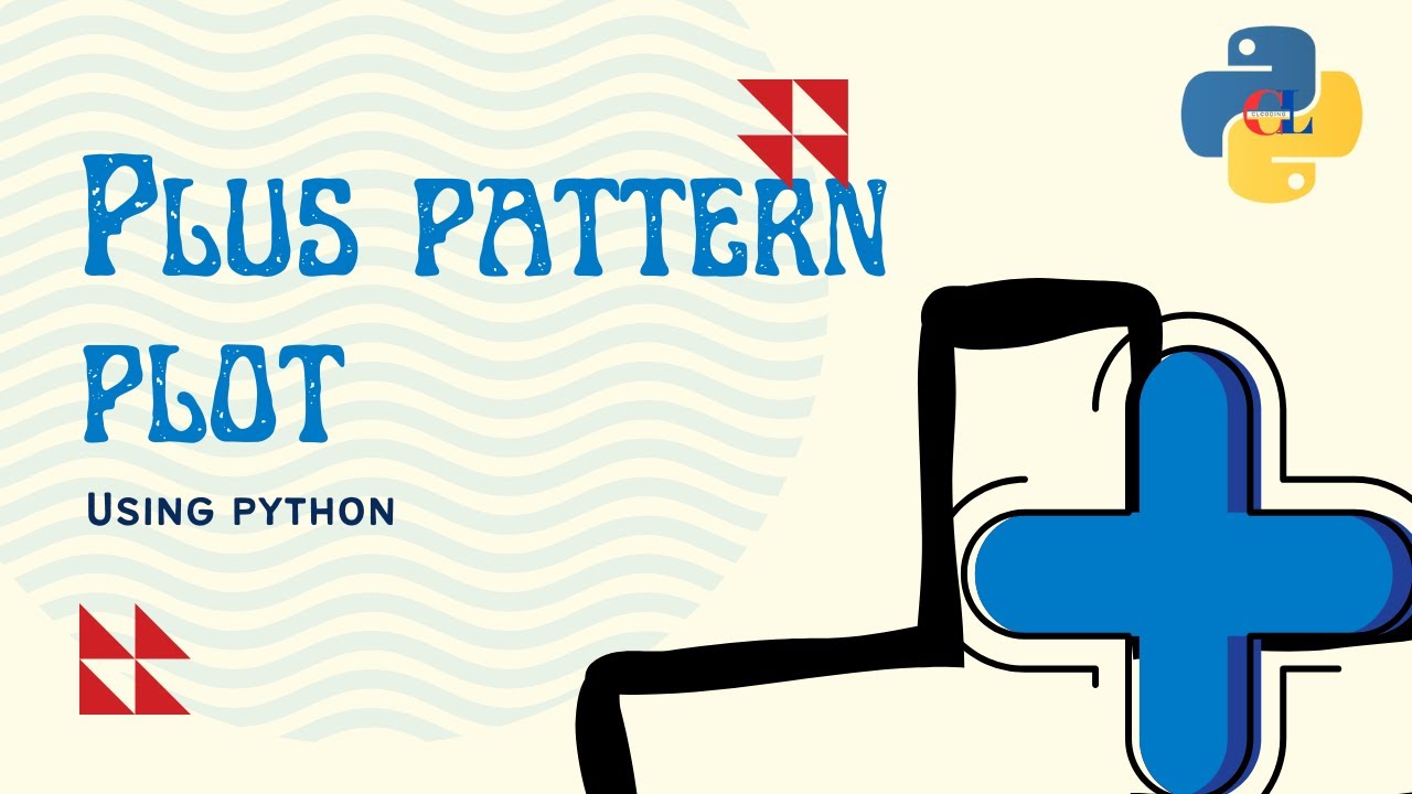Plus(+)pattern plot using python