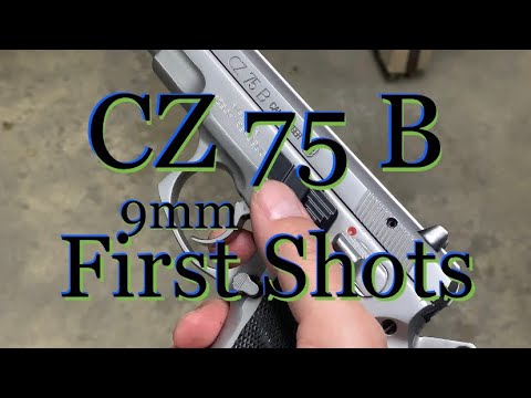 Brand New CZ 75B 9mm - First Shots