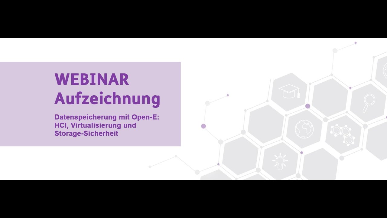 Datenspeicherung mit Open E  HCI, Virtualisierung und Storage Sicherheit