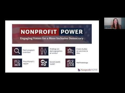 Nonprofit Power: Engaging Voters for a More Inclusive Democracy