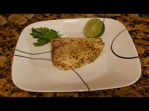 Lemon Pepper SWORDFISH in the Air Fryer